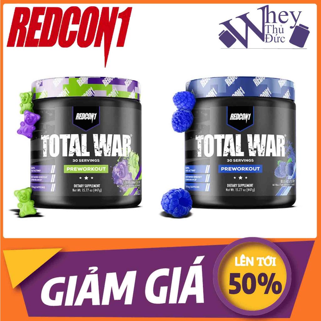 Total War Redcon1 Strengthening Powder 30 Servings Grape Flavor - Pre ...
