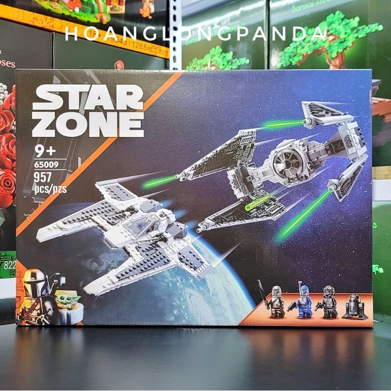 [Starwars] Assembly Starzone 65009 | 75348 Manladorian Fang Fighter vs ...
