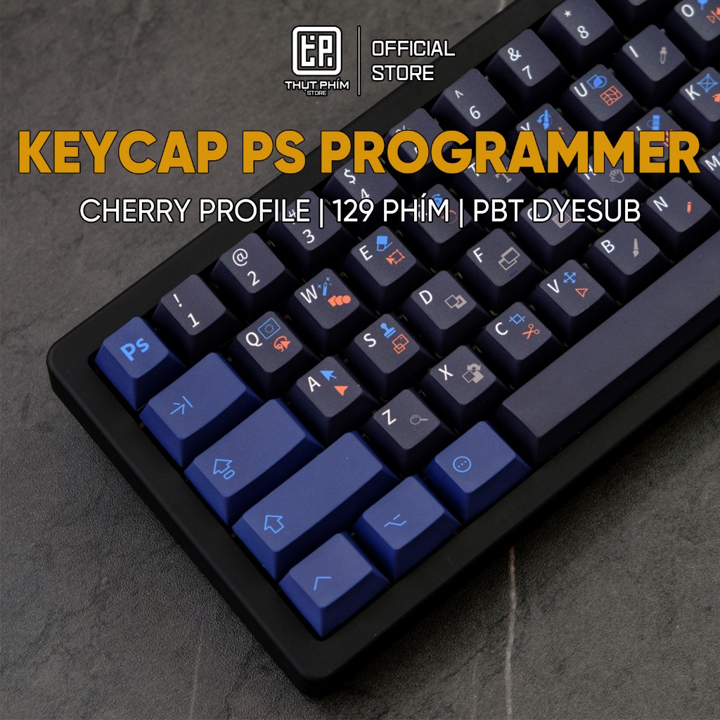 Cmk PS Programr Keycap (Cherry profile/129 keys/PBT Dyesub) – Key ...