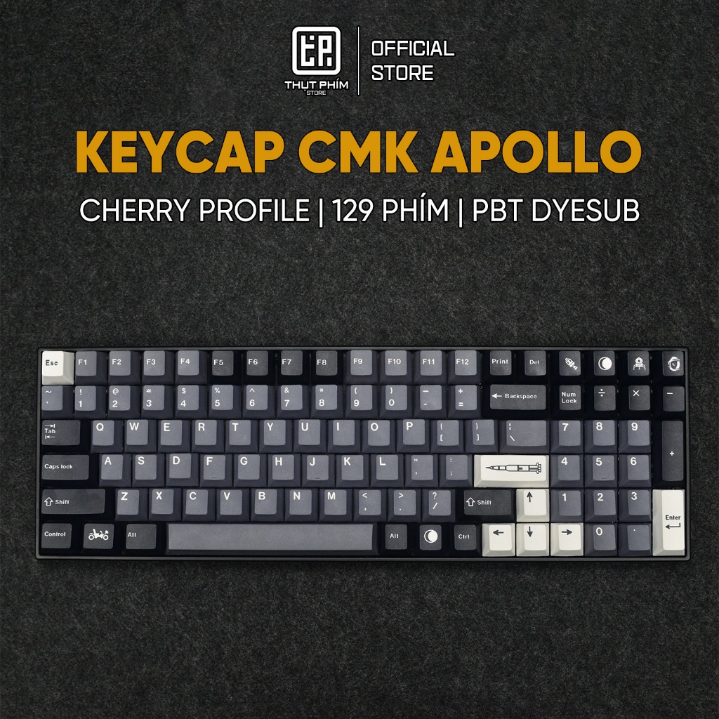 Cmk Apollo Keycap (Cherry profile/129 keys/PBT Dyesub) mechanical ...