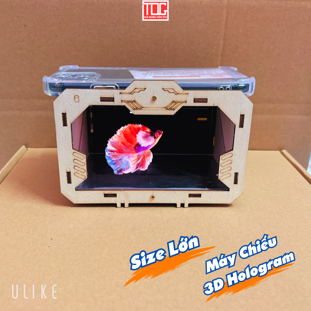 Hologram 3D Projector Model Steam Toy Self-Assembled Virtual Box ...
