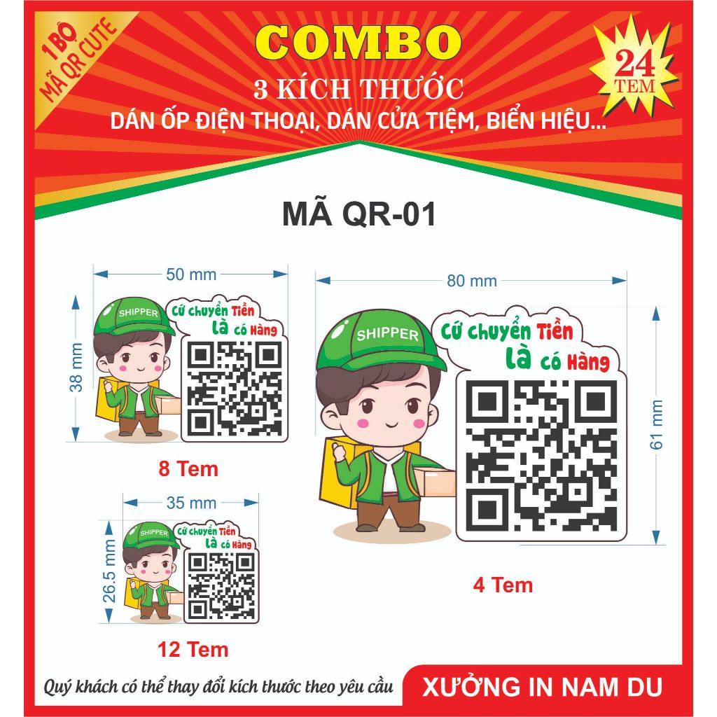 Qr Stamp Printing With Cute Chibi Image Transfer QR Code, Phone ...