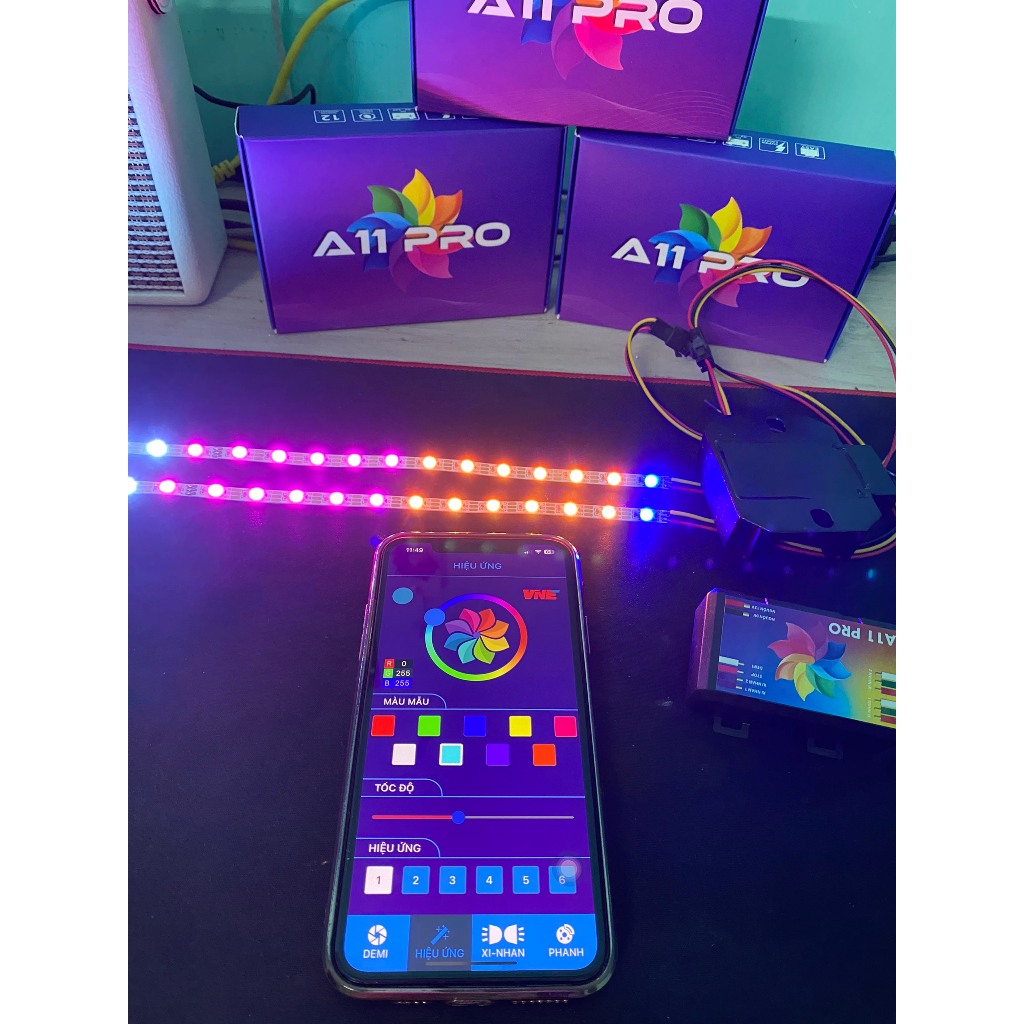Audi A11 pro super smooth LED LED light circuit controls color through ...