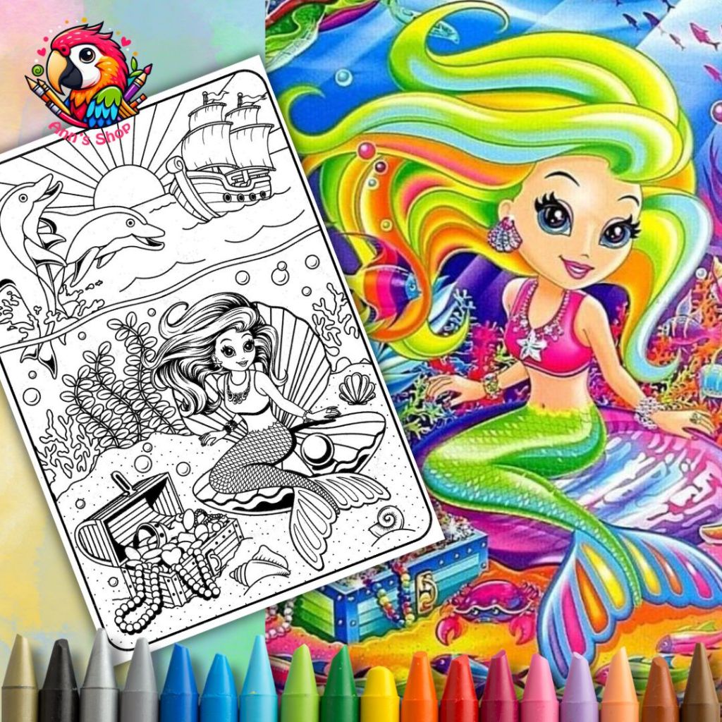 Complete set of 65 coloring pages "Colors of life - Part 2" a4 size ...