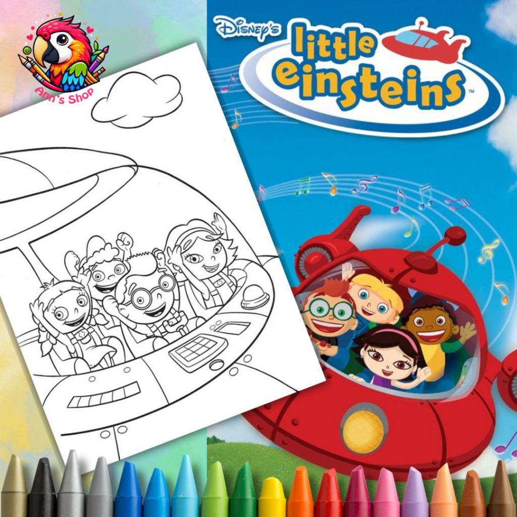 Complete set of 30 coloring pages "Discovery the World with Little ...