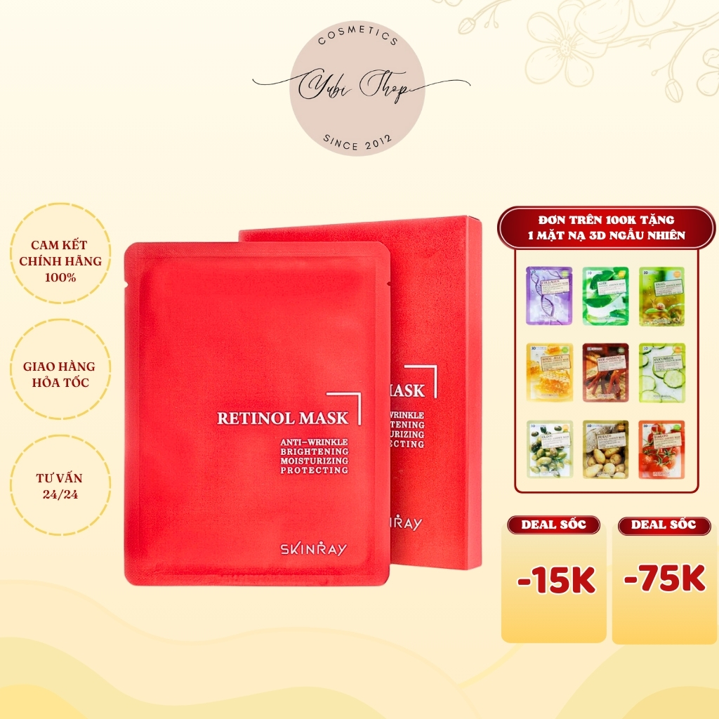 Genuine Korean RETINOL SKINRAY skin brightening regenerating mask ...