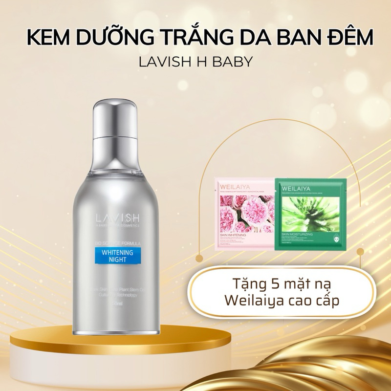 Lavish H Baby Intensive Night Whitening Cream (50ml) | Shopee Malaysia