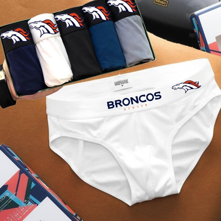 Box of 5 Broncos Men's Triangle Underwear High Quality Cold Elastic, 4 ...