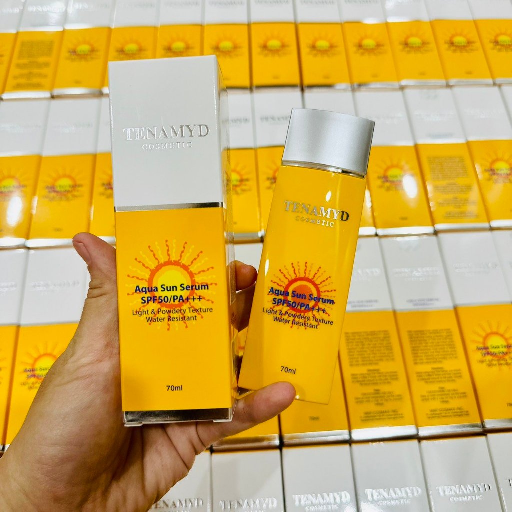 Tenamyd Sunscreen Liquid Serum SPF50/PA+++ 70ml Aqua Sun Serum SPF50/PA ...