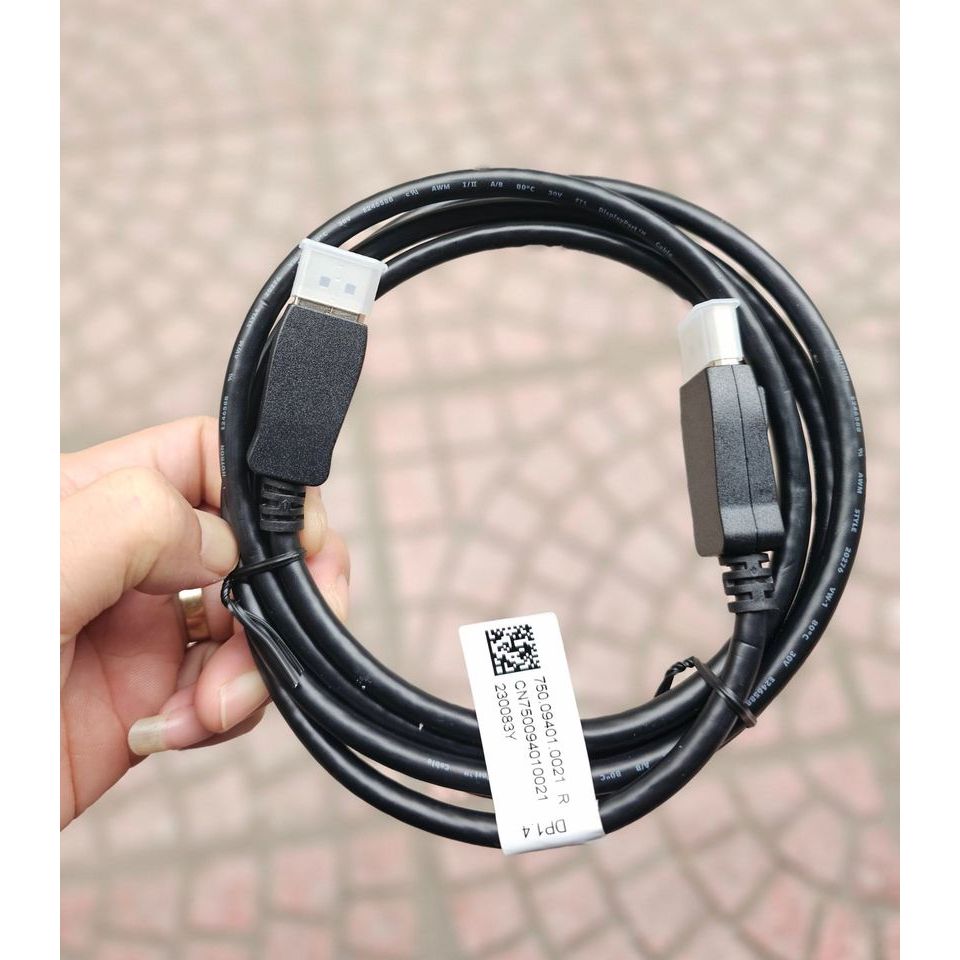 Genuine DisPlay Port cable to remove Dell screens and some other screen ...