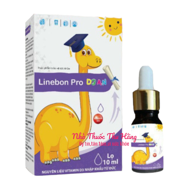 D3 MK7 Linebon Pro 10ml An Nhien supports increased calcium absorption ...
