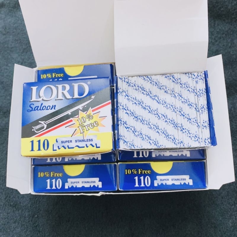 Lord Shaving Razor Pack with 100 Pre-Separated Blades | Shopee Malaysia