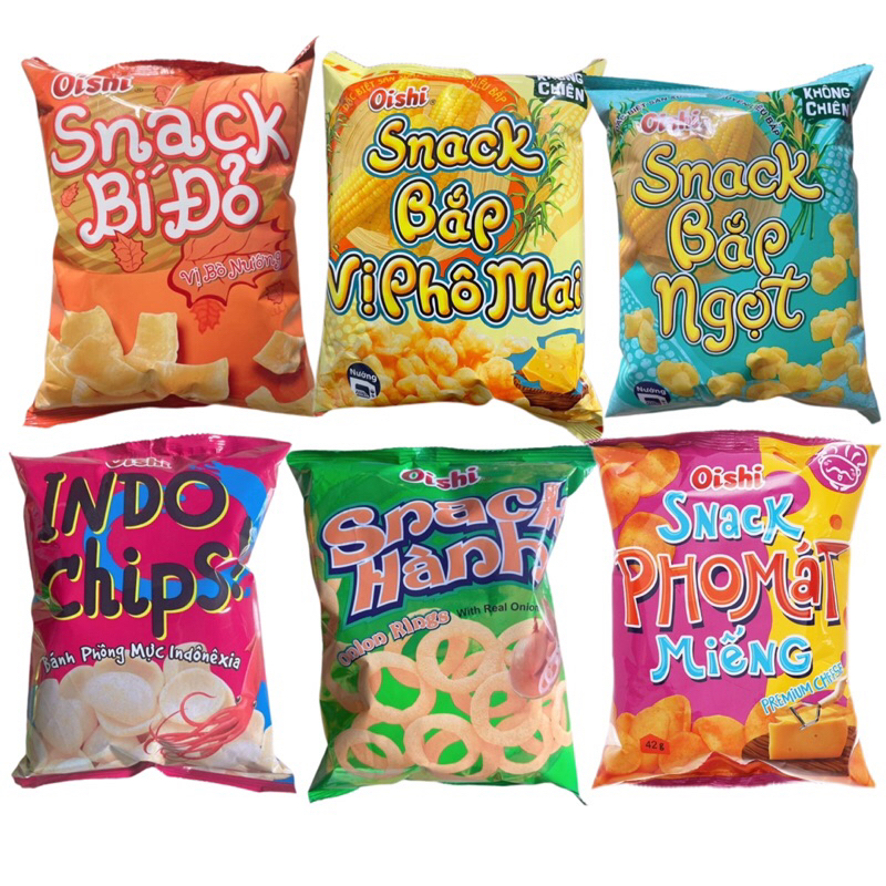 Oishi Snacks of all flavors 32g pack | Shopee Malaysia