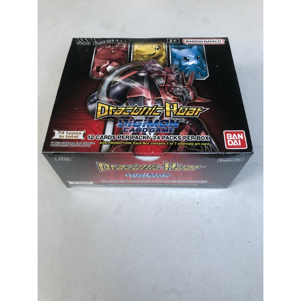 Digimon Card Game Collection Box: Draconic Roar (EX-03) Booster Box ...