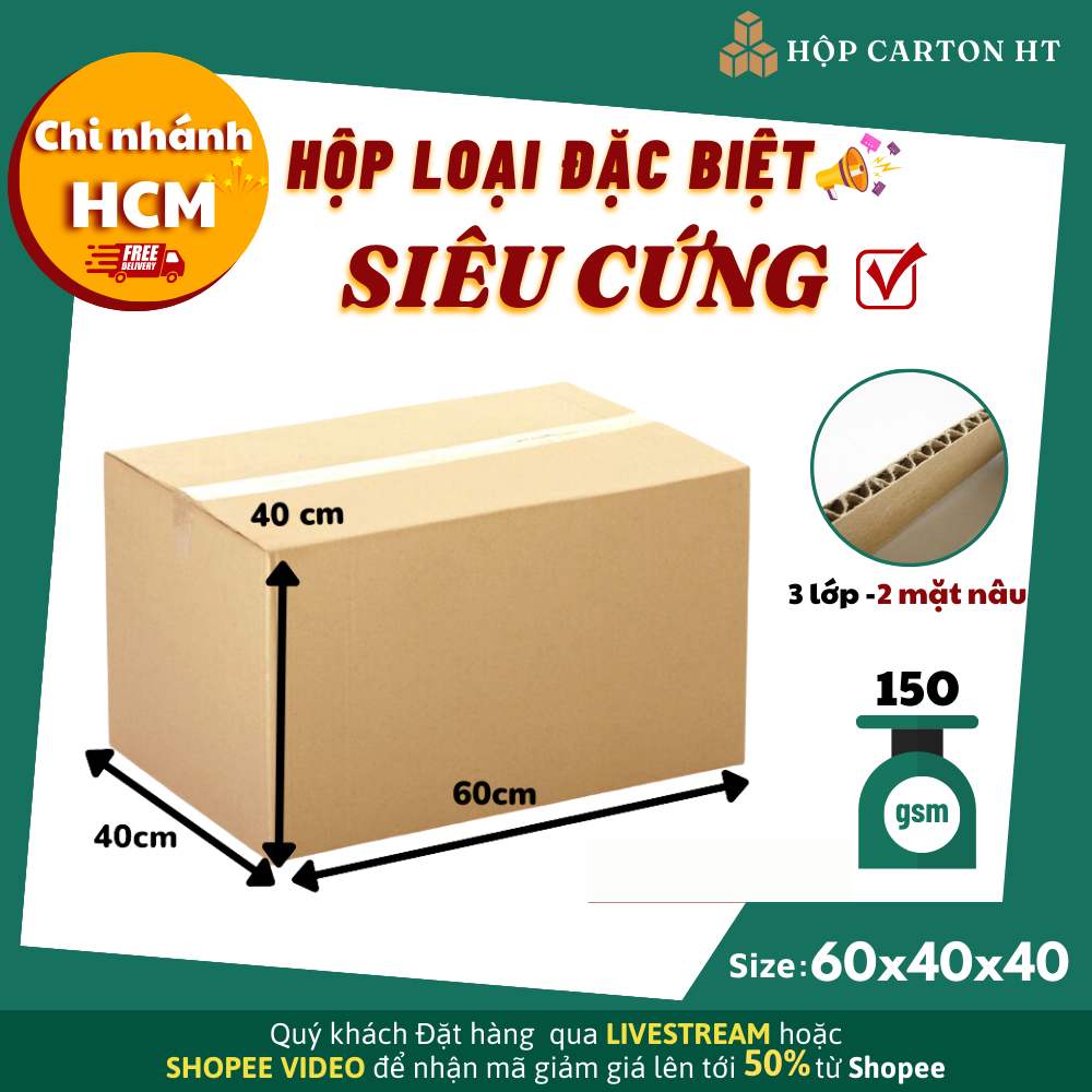 Combo of 10 cartons 60x40x40 moving boxes, large size packaging - HT ...