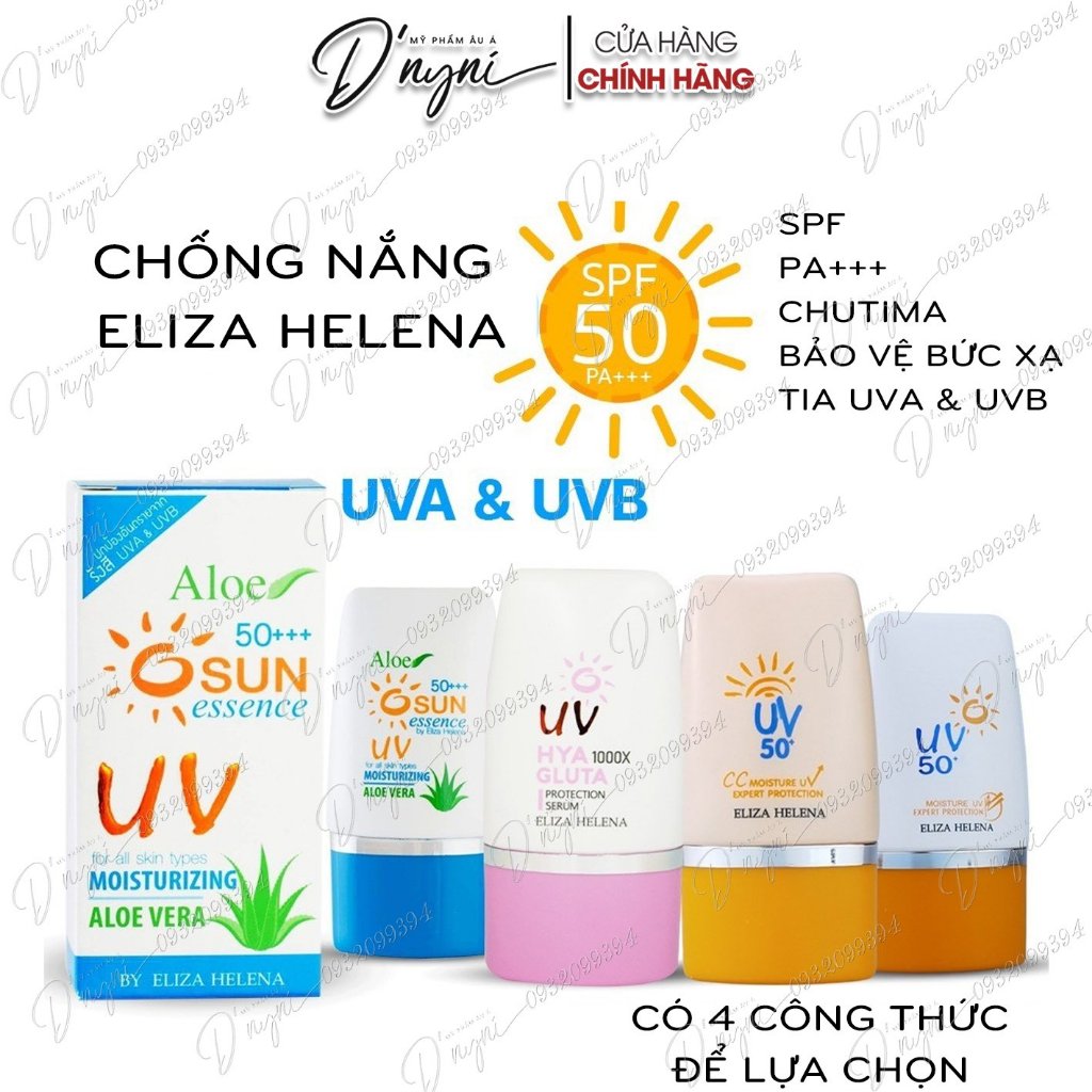 ELIZA HELENA UV Sunscreen SPF50 PA+++ 30g - Thailand | Shopee Malaysia