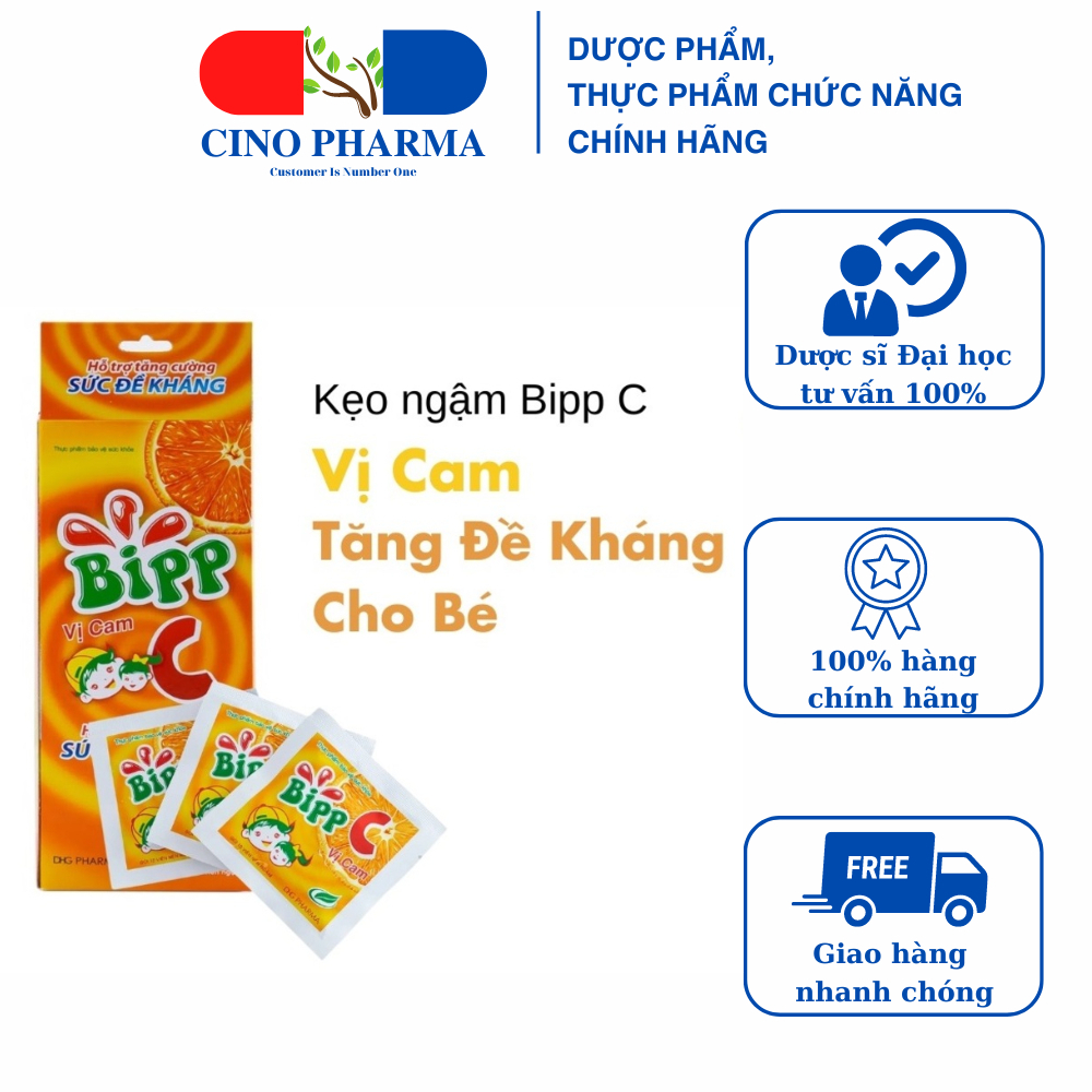 Bipp C Orange flavor, supports increased resistance, protects blood ...