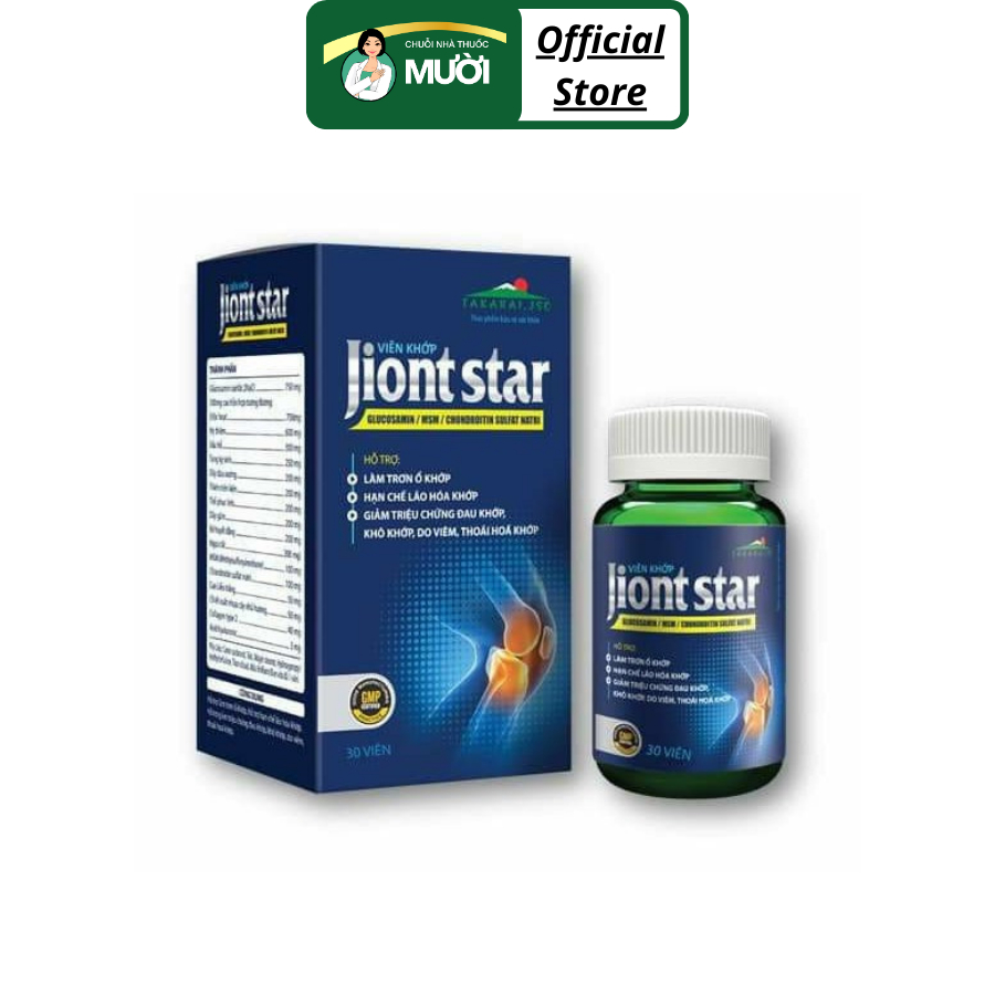 Jiont Star joint tablets - Supports joint lubrication, limits joint ...
