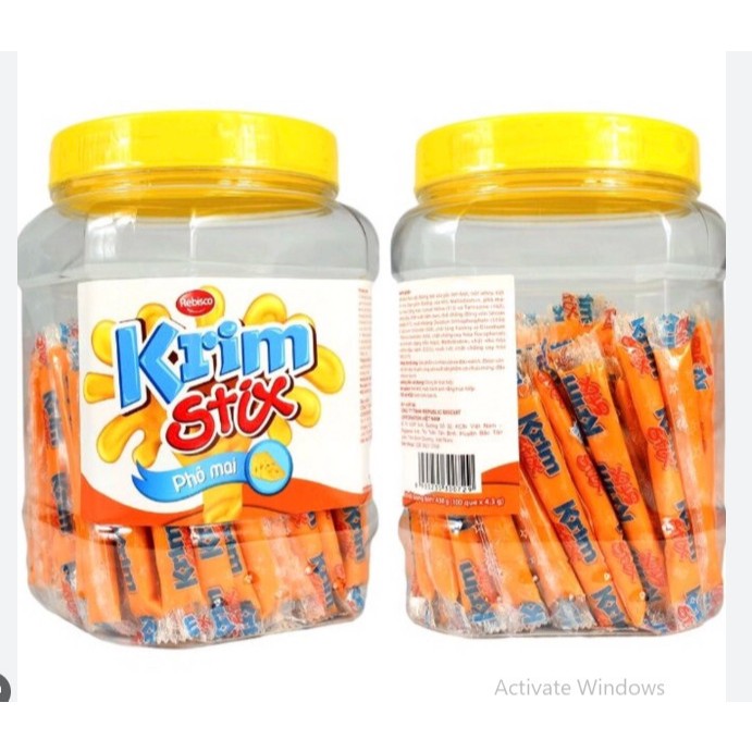 Krim Stix Cheese Flavor Soft Candy (Box Of 100 x 4.5g) | Shopee Malaysia