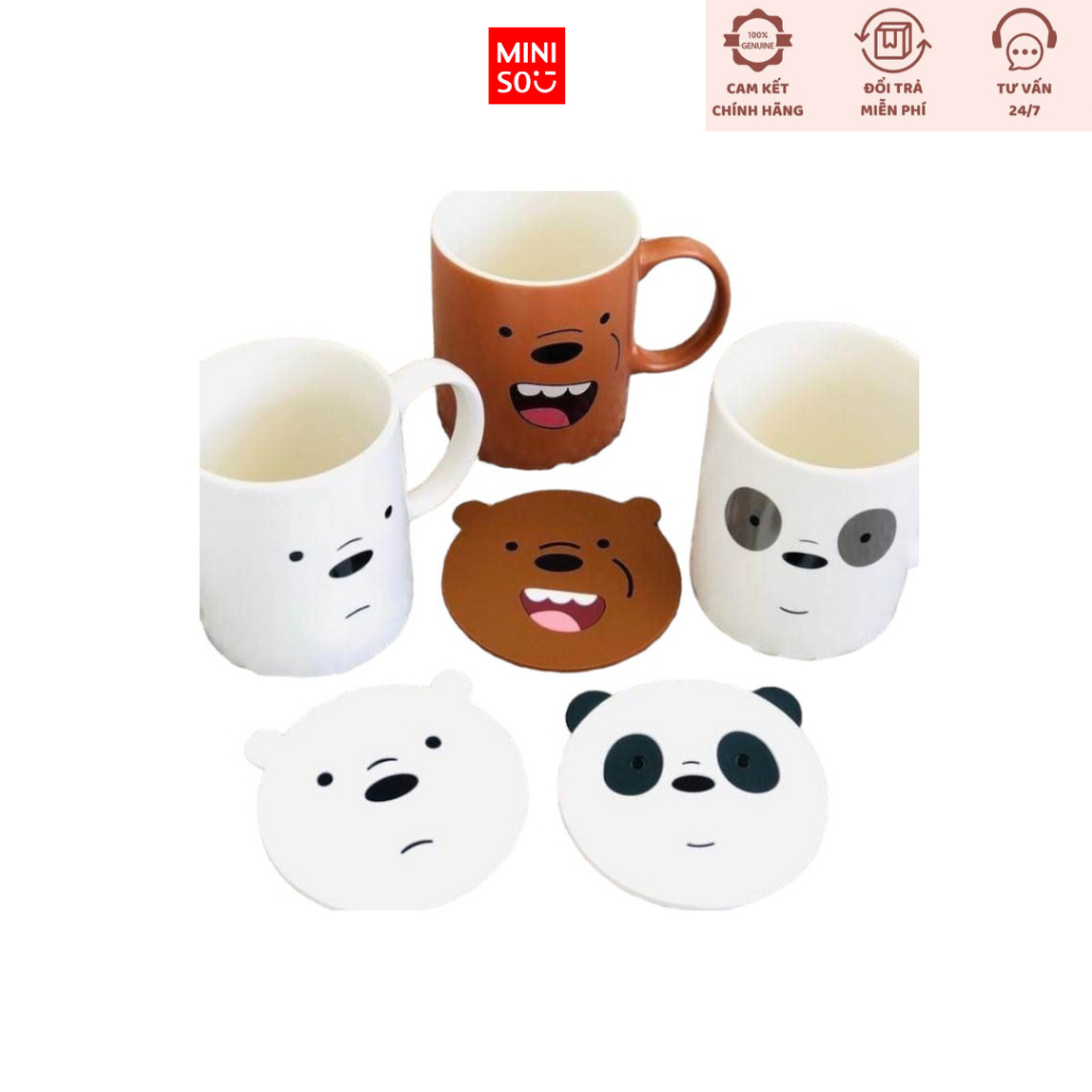 Miniso Premium Porcelain Cup We Bare Bears x Miniso Bear Version With ...