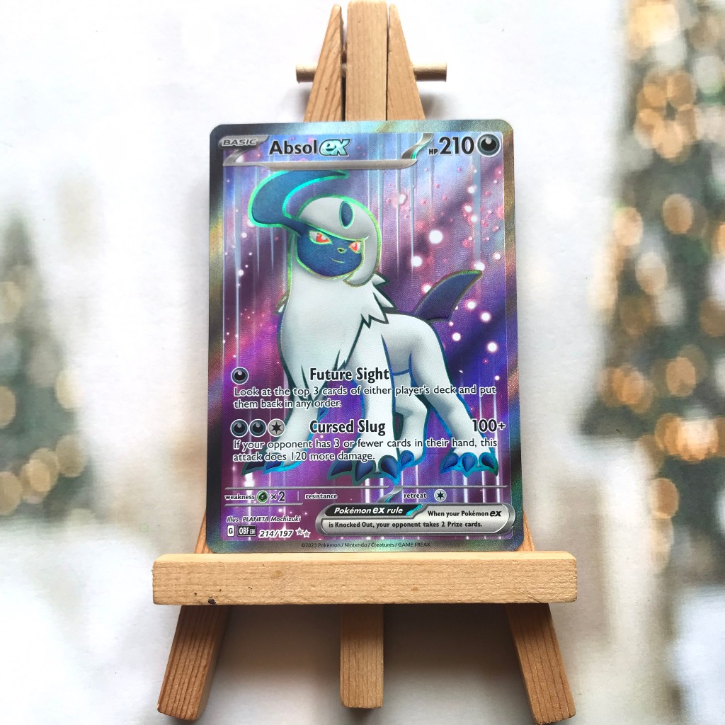 Pokemon Absol ex 214 / 197 card - Genuine English Full Art Secret Rare ...