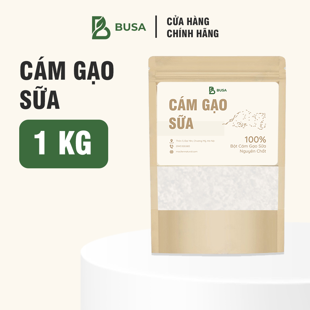 Organic pure milk rice bran powder [500Gr] whitens skin, moisturizes ...
