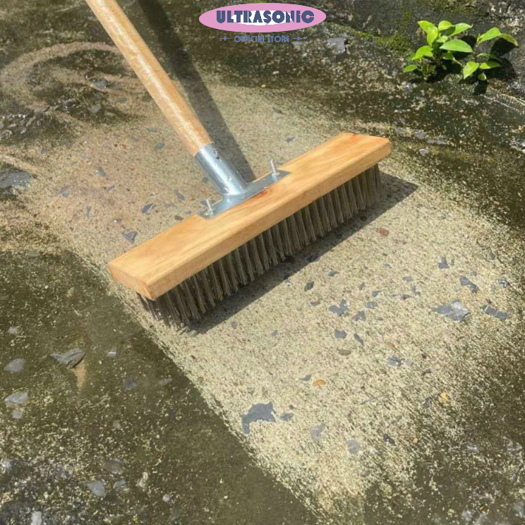 Handheld stainless iron broom for cleaning moss and yellow stains in ...