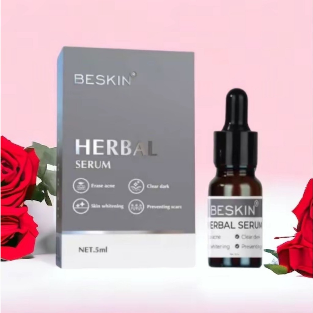Beskin Herbal Serum, Clears Acne, Fade Dark Spots, Helps Even Skin Tone ...
