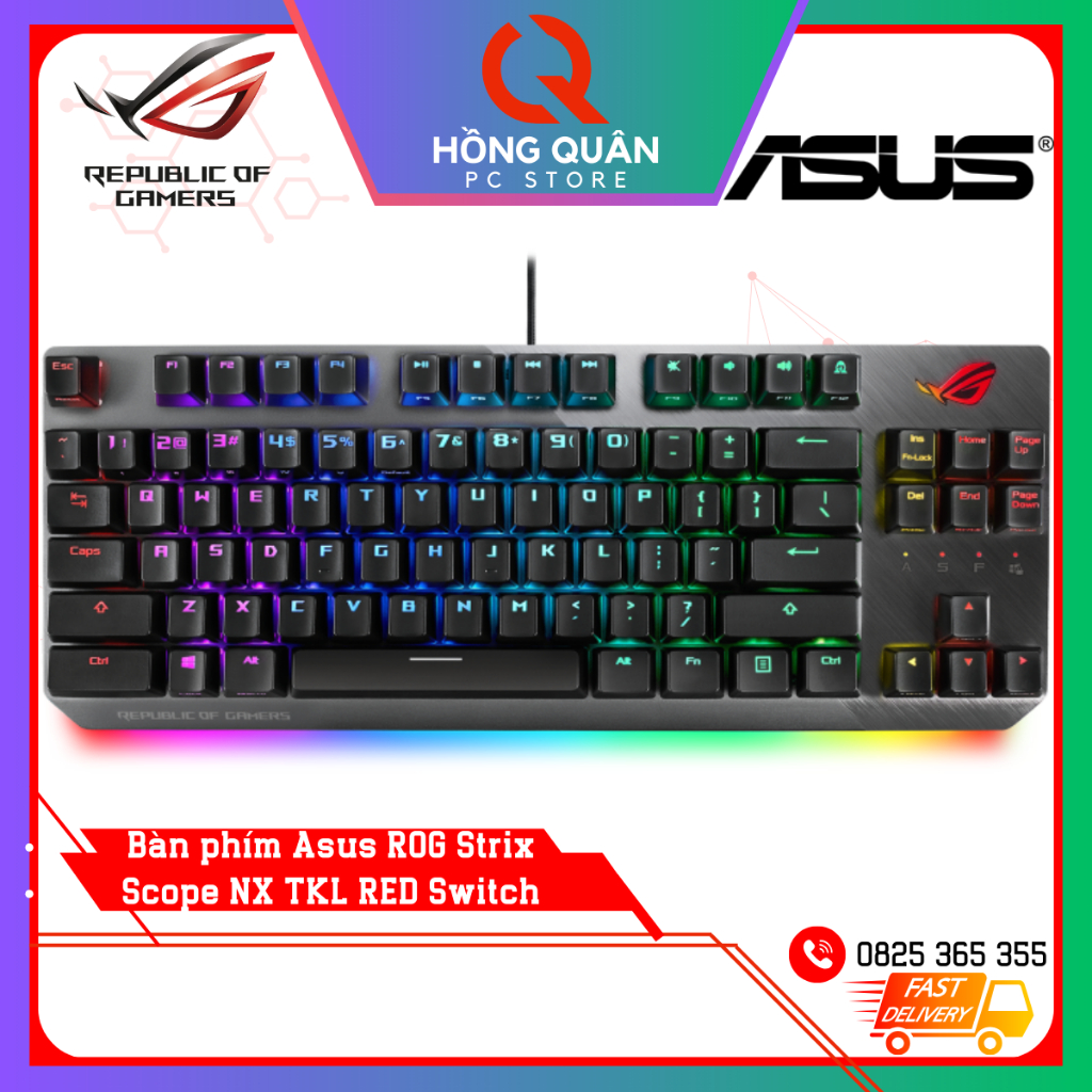 Asus ROG Strix Scope NX TKL Wired Mechanical Keyboard (Switch ROG NX ...