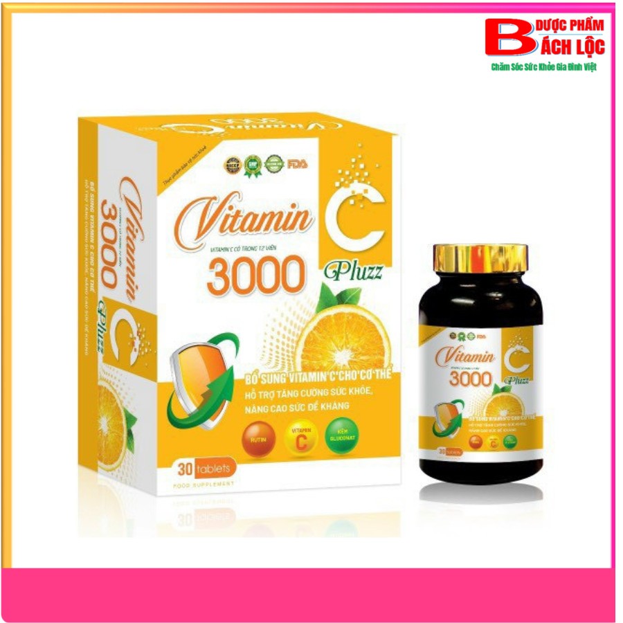 Vitamin C 3000 Plus supplements brighten skin, darken, reduce acne ...