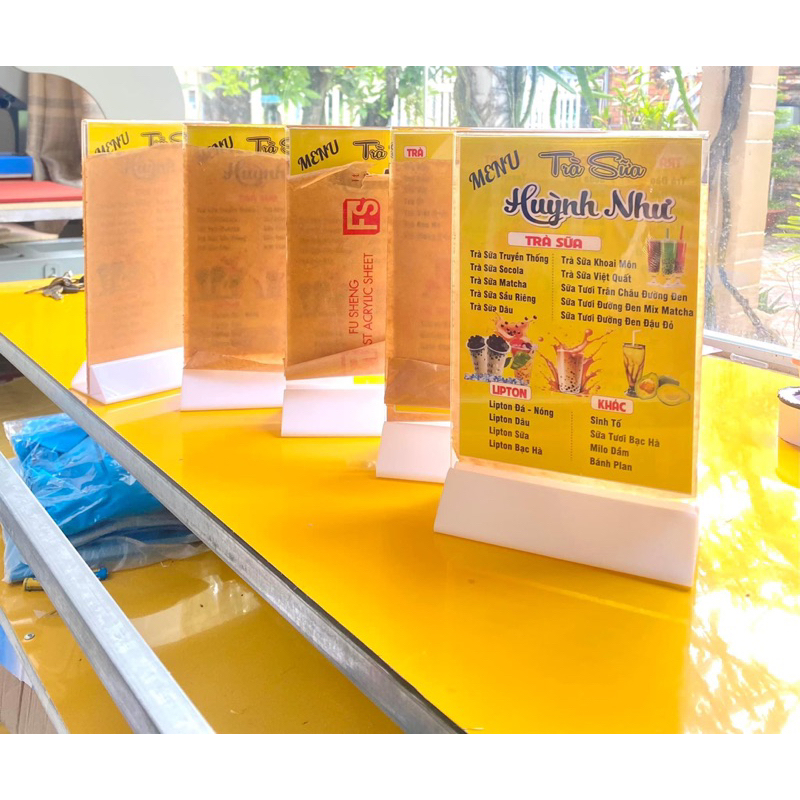 Desktop mica Table, QR Code Scan, menu, Information | Shopee Malaysia