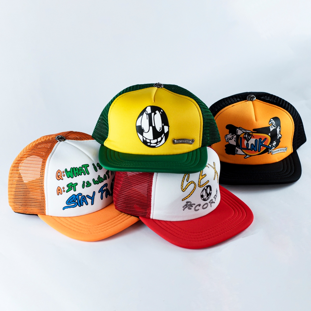 Chrome Hearts Matty Boy Graffiti Trucker Hat Mesh Fabric | Shopee Malaysia