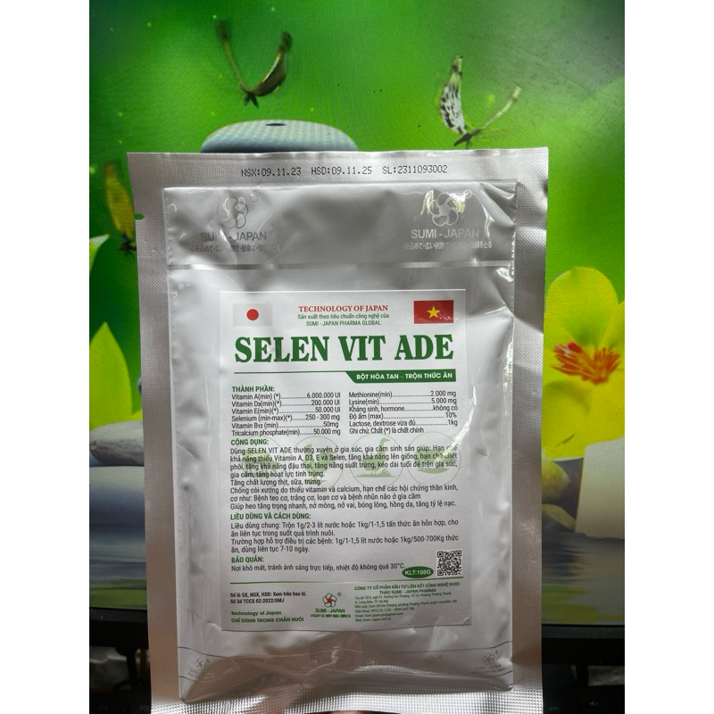 100gram Selenium vit ADE - for laying chickens, laying ducks, pigs ...