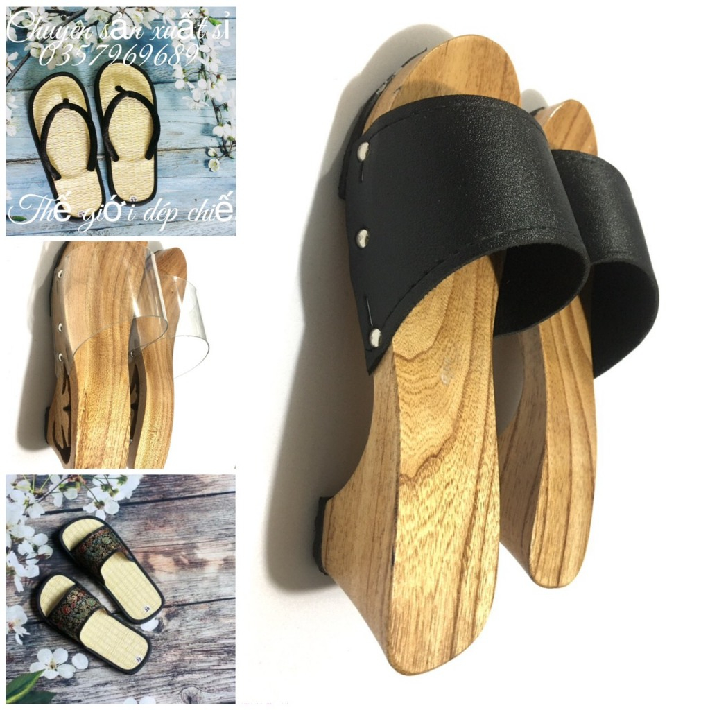 Wooden clogs, mat sandals, 5p clogs, office sandals, 2p clogs, wooden ...
