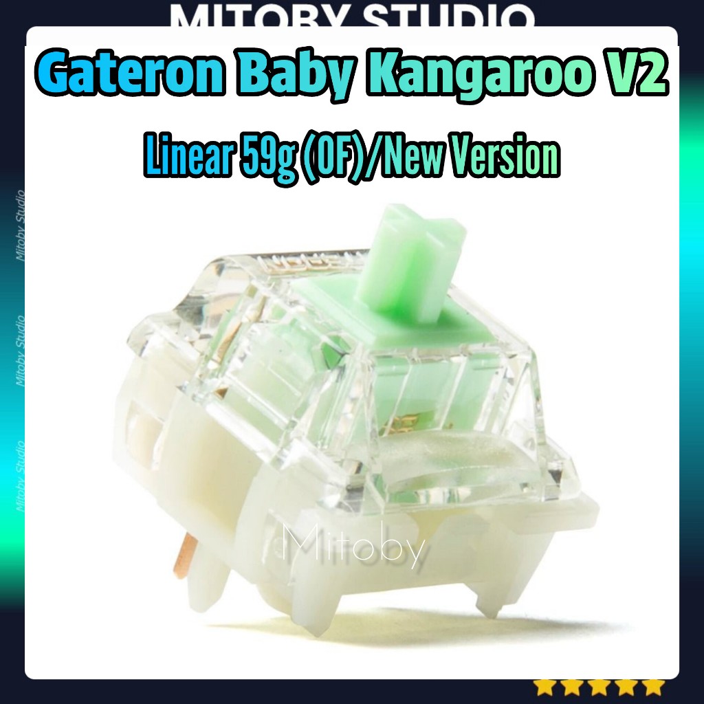 Gateron Baby Kangaroo V2 Tactile Switch Mitoby Studio Mechanical ...