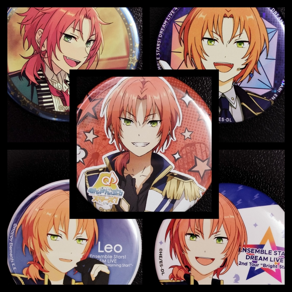 Set 5 Badge Leo Tsukinaga Knights Official Ensemble Stars!! - Enstars ...