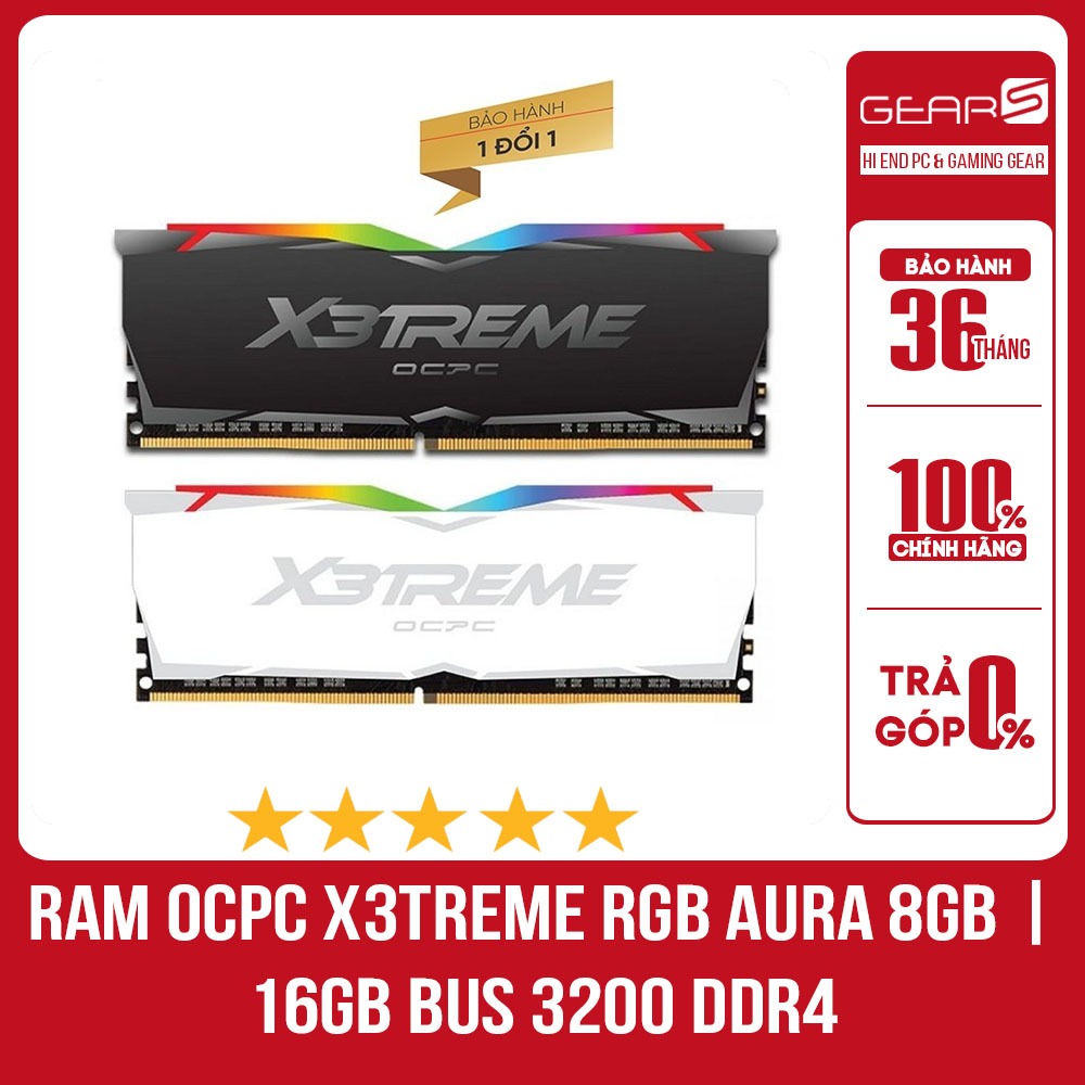 RAM OCPC X3TREME RGB AURA 8GB Bus 3200 DDR4 - error | Shopee Malaysia