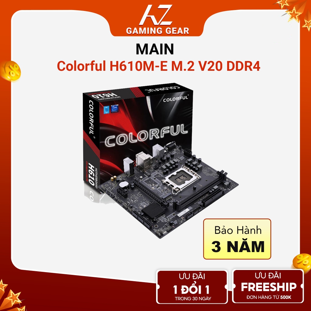 Mainboard Colorful H610M-E M.2 V20 CPU 12th New - Genuine - | Shopee ...
