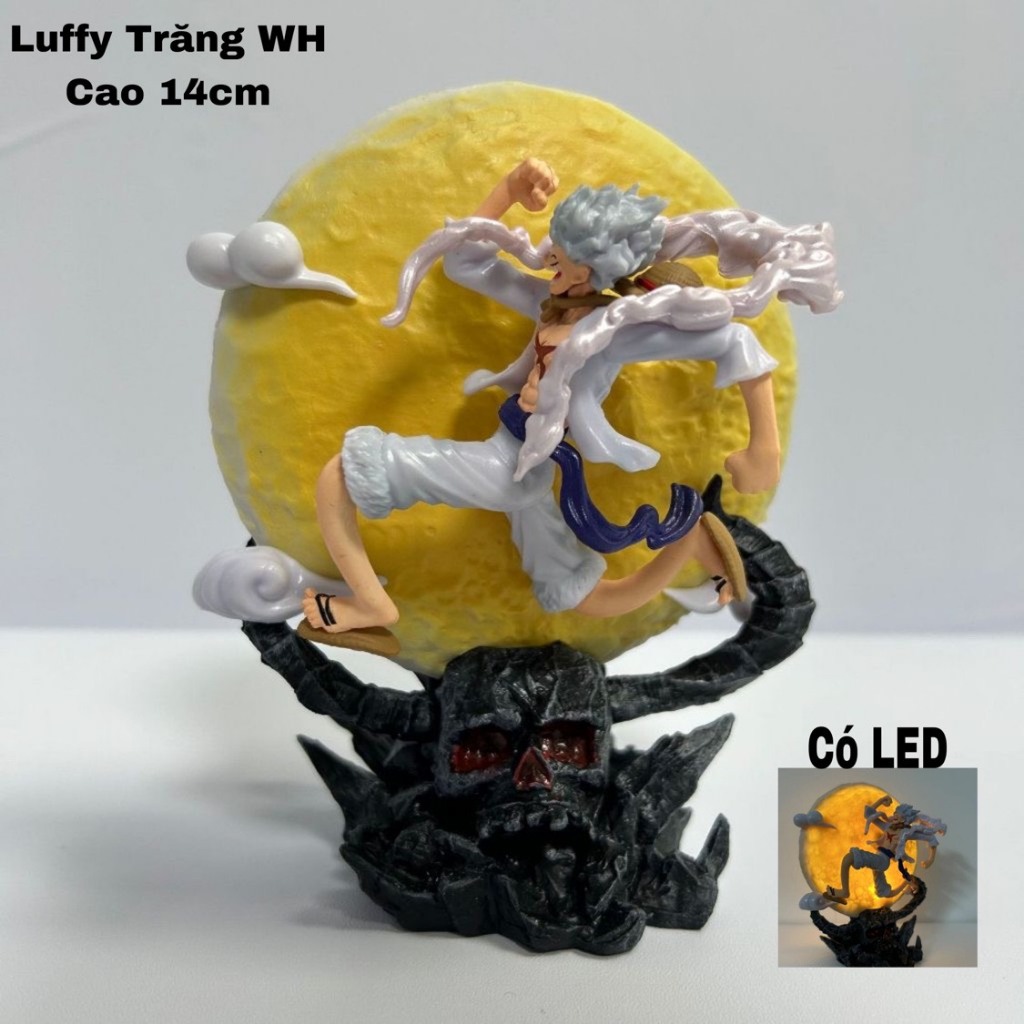 Onepiece Model Luffy Moon WH studio figure Luffy bright yellow ...