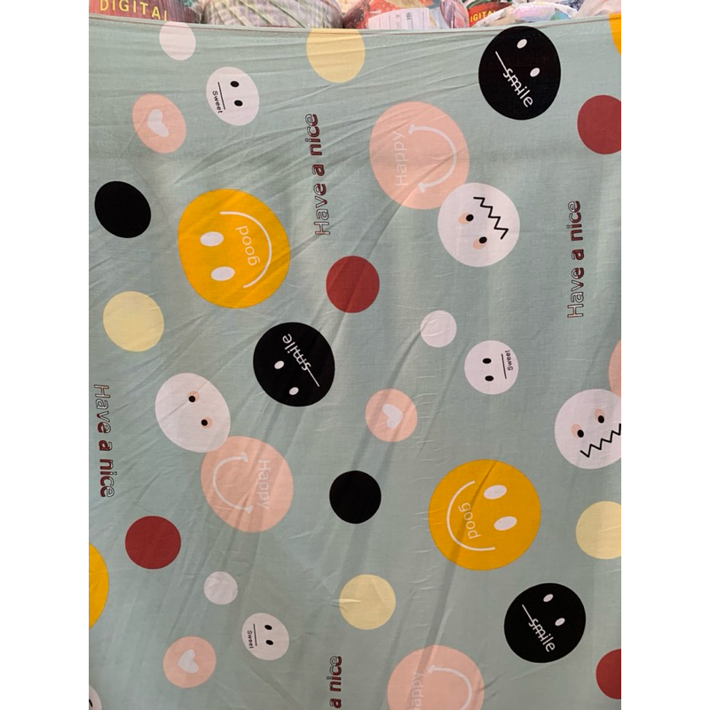 Tole Fabric Type 1 0.75 Meters, One Side Border 13cm Fabric Size 1.44 ...