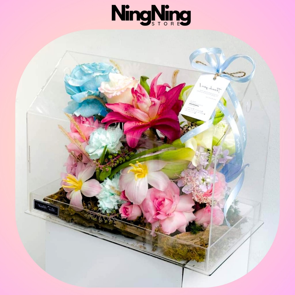 Transparent Box - Flower Box - Flower Arrangement Box - Transparent ...