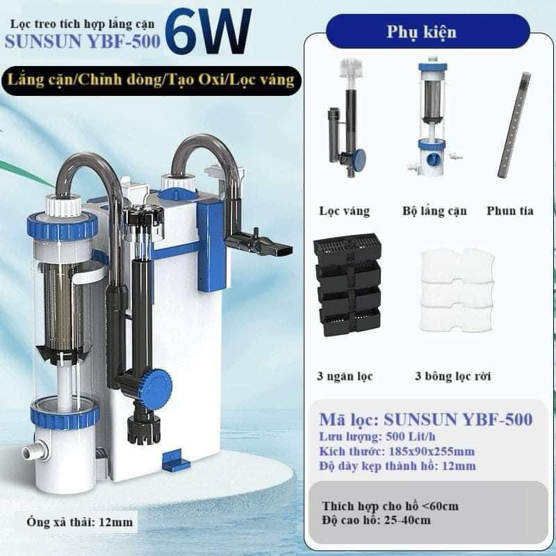 Sunsun Ybf 500 hanging filter | Shopee Malaysia