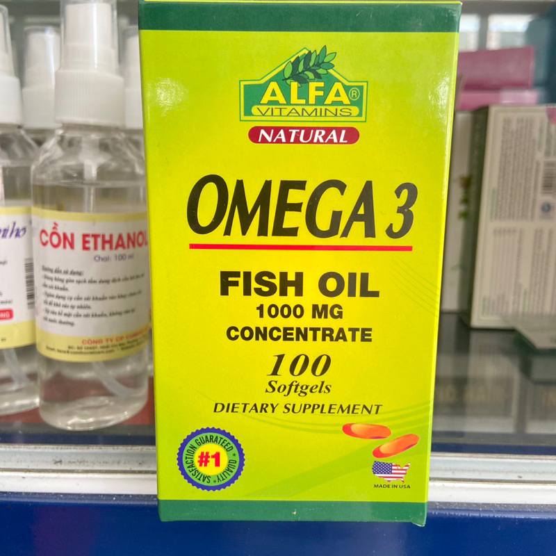 Omega 3 1000MG (FISH OIL) Brain, Heart, Bright Eyes Imported From The ...