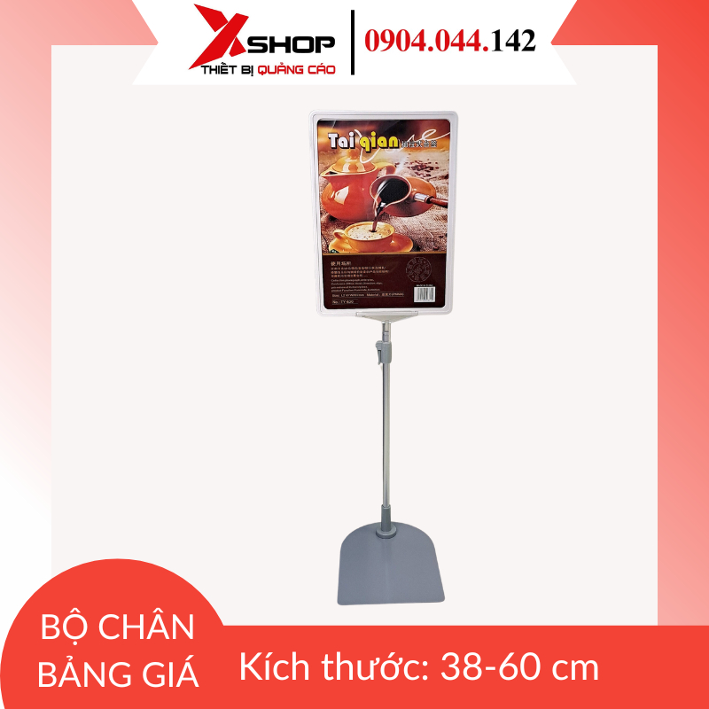 Plastic aluminum price list clamp stand set, supermarket price list ...