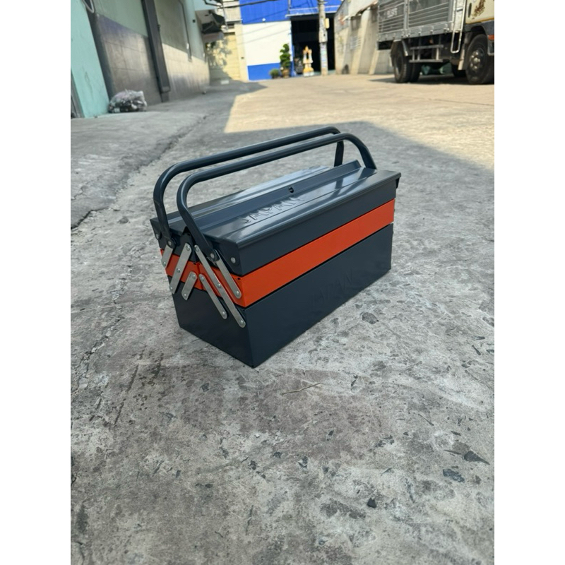 Japanese domestic 3-layer 5-compartment tool box 40-20-20cm | Shopee ...