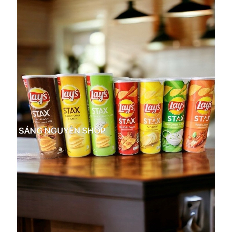 Lays stax potato tubes 105g/160g (All flavors) | Shopee Malaysia