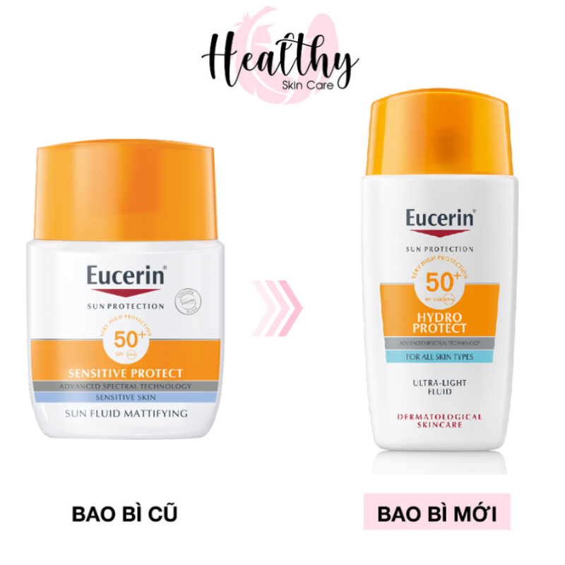 Sunscreen for sensitive skin Eucerin Hydro Ultra Light SPF 50+ 50ml ...
