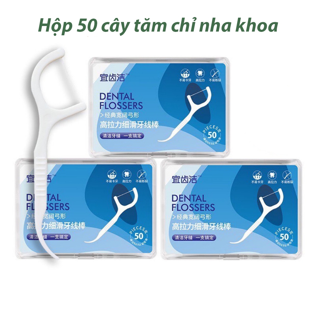 Dental Flossers Box of 50 Dental Flossers Dental Flossers | Shopee Malaysia