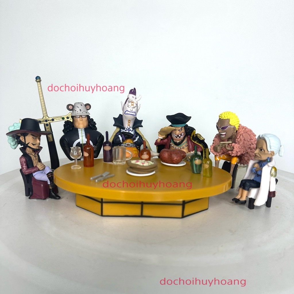 Mihawk Kuma Teach Black Beard Round Table Conference Model Gekko Moriah ...