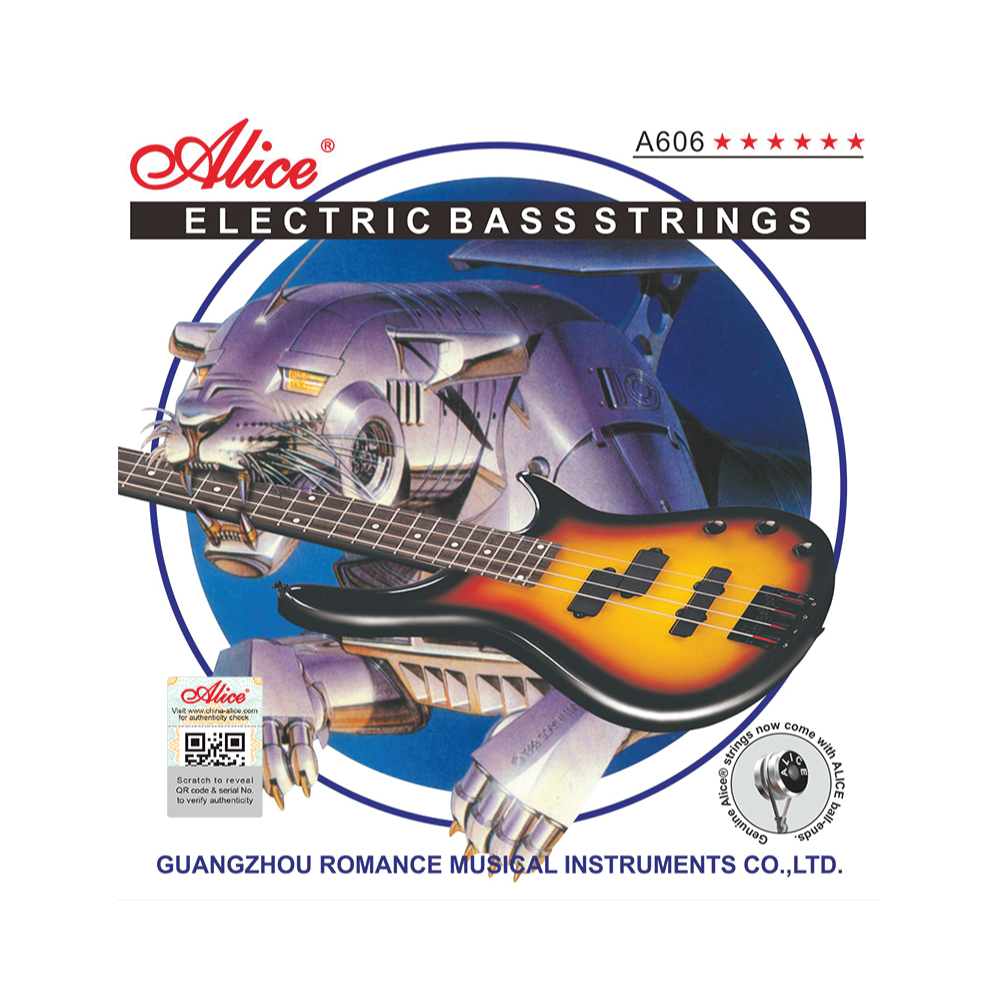 Bass Guitar String Set, Electric Bass Guitar - Alice A606 - Electric ...